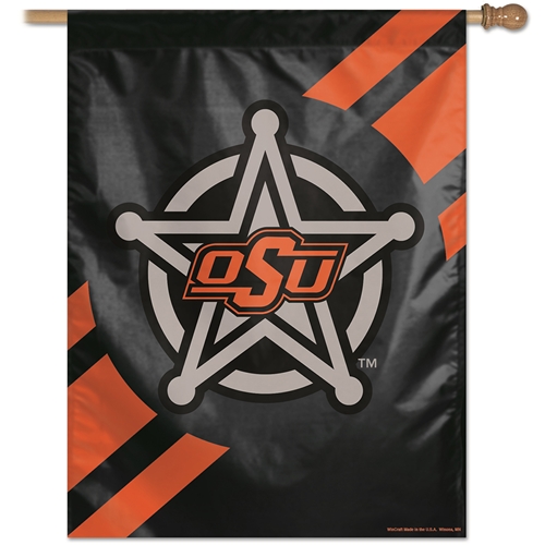 ShopOKState - OSU BADGE 27X37 VERTICAL FLAG