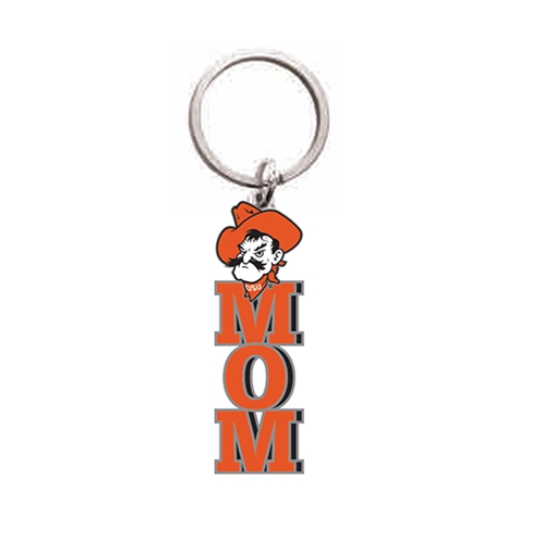 ShopOKState - OSU MOM KEYCHAIN