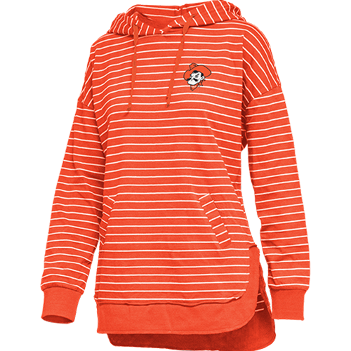 ShopOKState - CARA STRIPED HOODIE