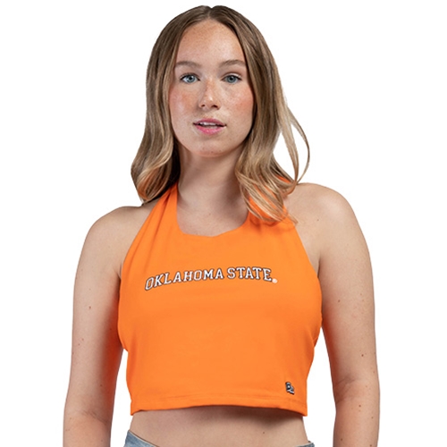 ShopOKState - OKLAHOMA STATE BRITNEY HALTER TOP
