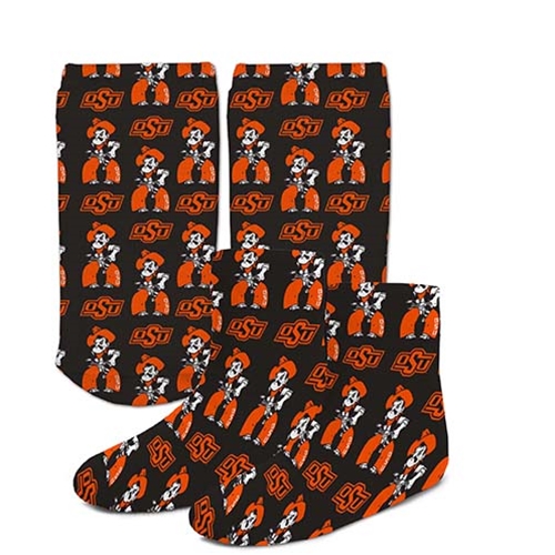 ShopOKState - INFANT/TODDLER MASCOT LOGO REPEAT SOCKS