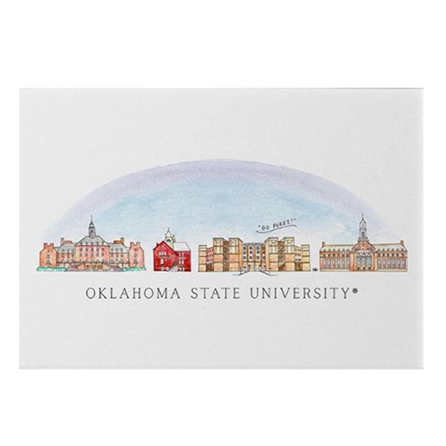 ShopOKState - OKLAHOMA STATE SKYLINE 8X10 PRINT