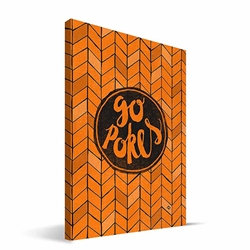 ShopOKState - GO POKES GEOMETRIC CANVAS